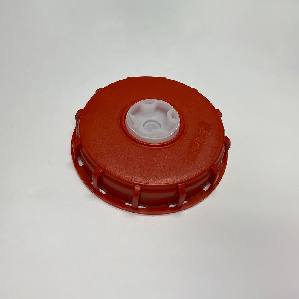 6" Red RMX Portable Tote Lid, with 2" Center NPT Bung – Tanks For Wine